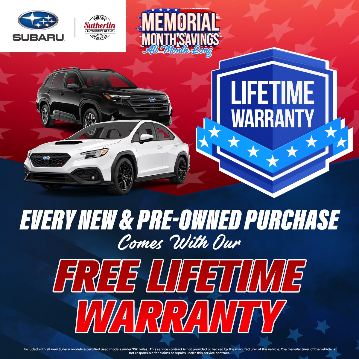 Your Local New & Used Subaru Dealer In Kingston, TN - Sutherlin Subaru